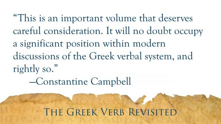A New Paradigm in the Greek Verb Debate