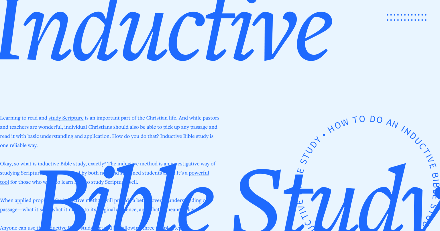 7 Steps: How to Do an Inductive Bible Study