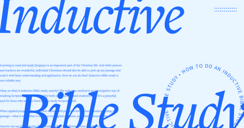 7 Steps: How to Do an Inductive Bible Study
