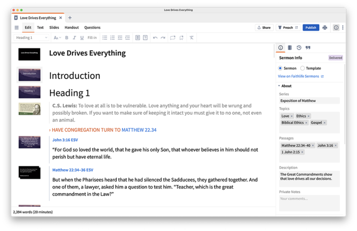 8 Reasons I Use Logos for Sermon Preparation
