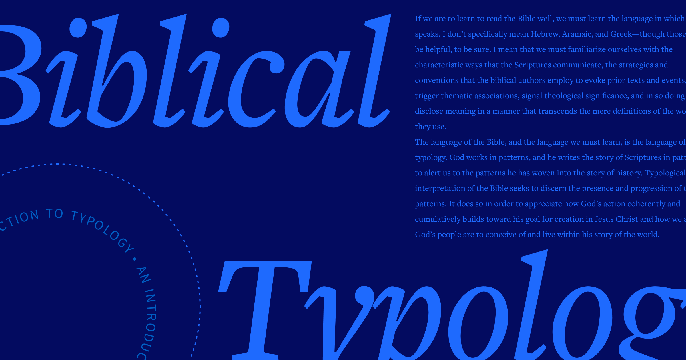 What’s Typology? Patterns of Creation in Redemptive History