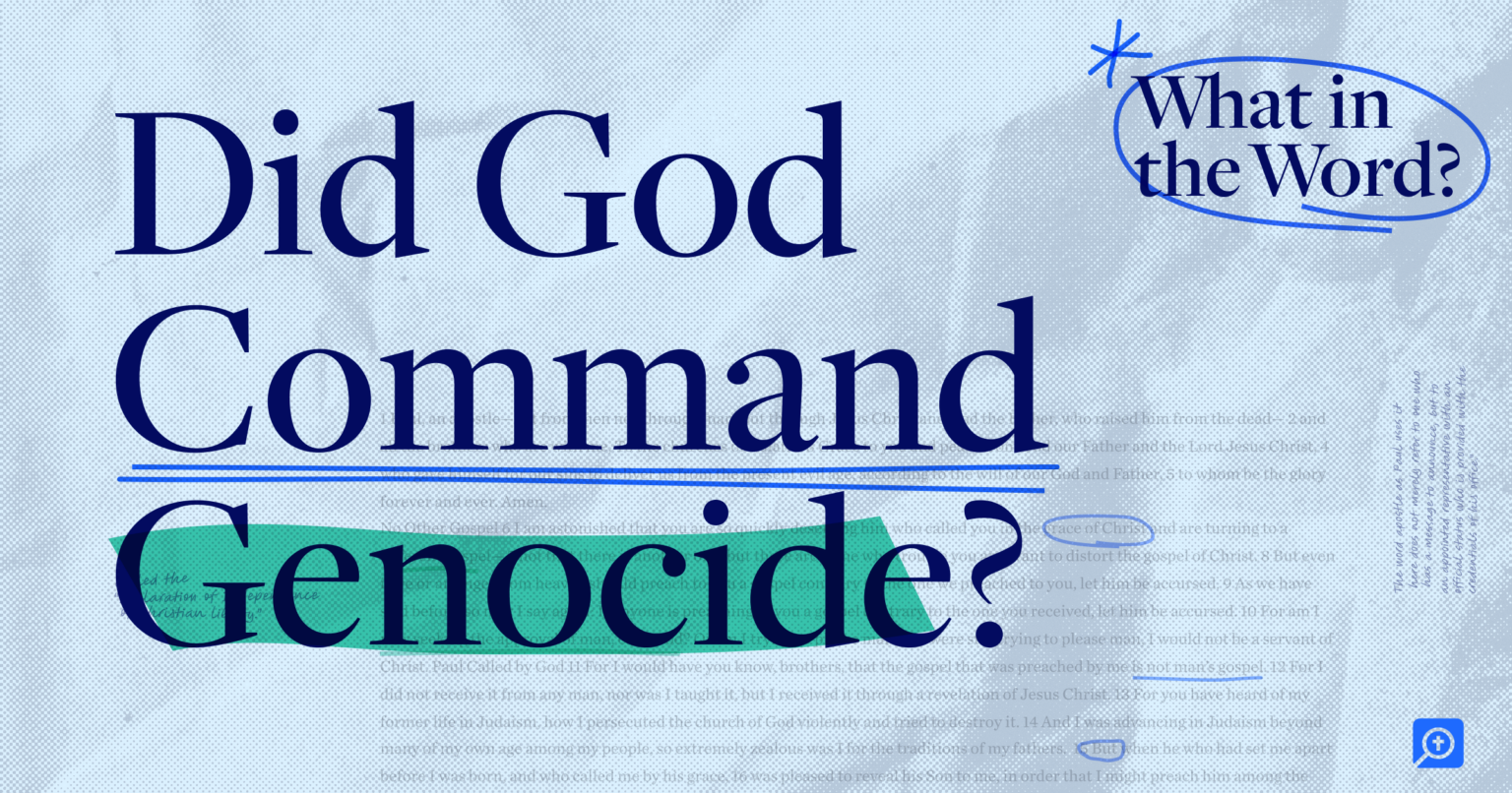 Did God Command Genocide? | Tremper Longman on the Canaanite Conquest