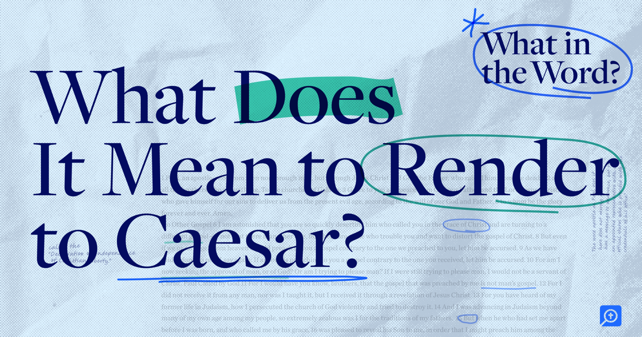 What Does It Mean to “Render to Caesar”? | Michael Bird on Matthew 22:21