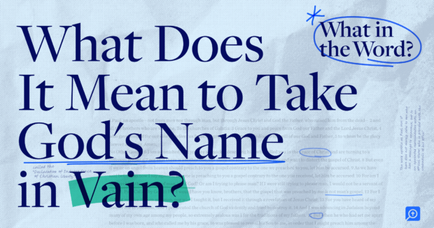 What Does It Mean to Take God’s Name in Vain? | Carmen Joy Imes on ...