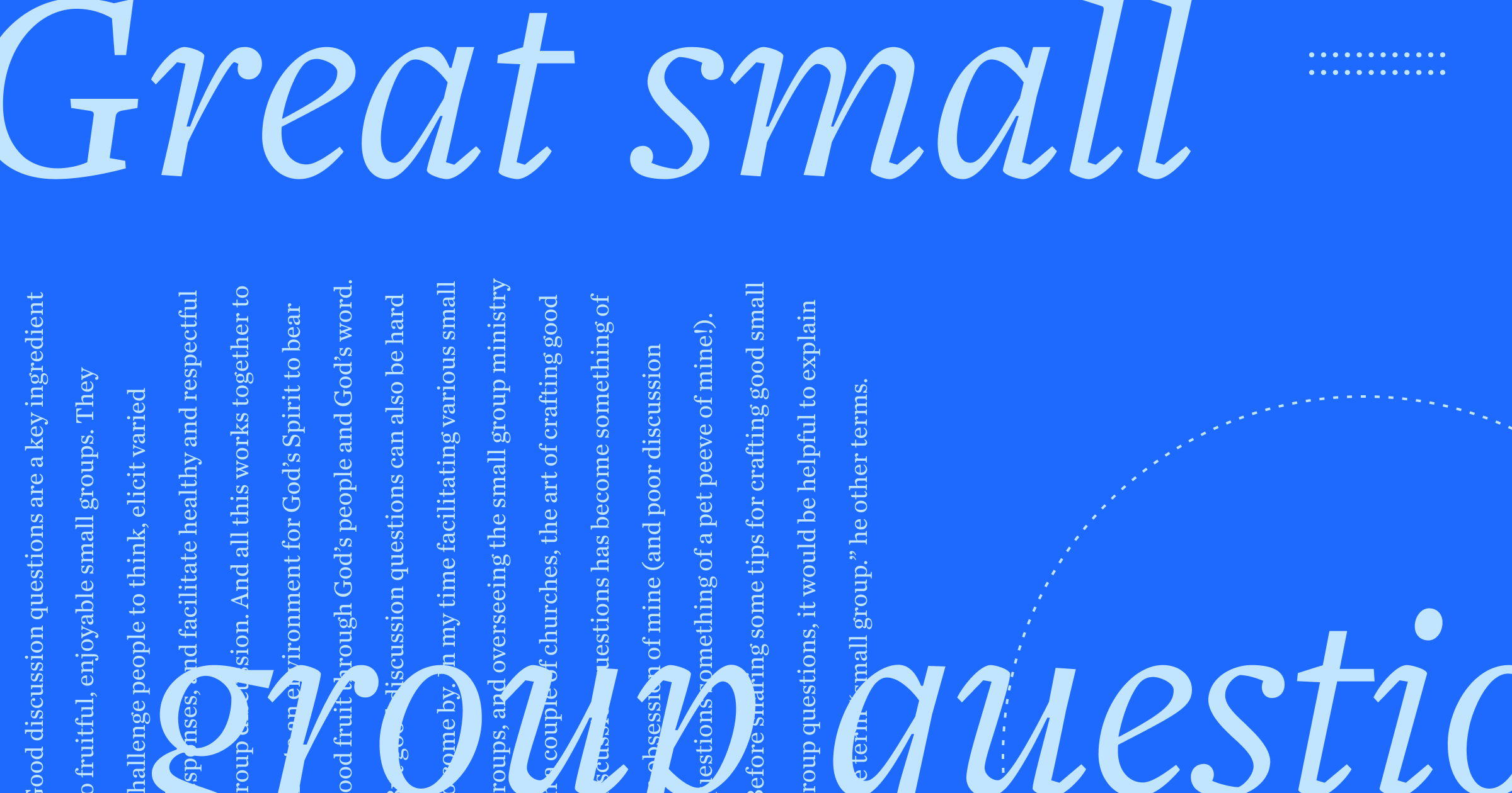 7 Tips for Great Small Group Discussion Questions