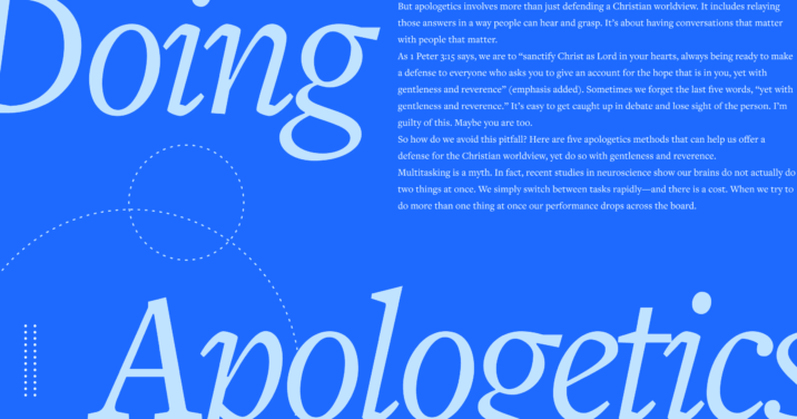 Stop “Winning” Arguments: 5 Practices for Better Apologetic Conversations